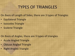 Powerpoint On Types Of Triangles