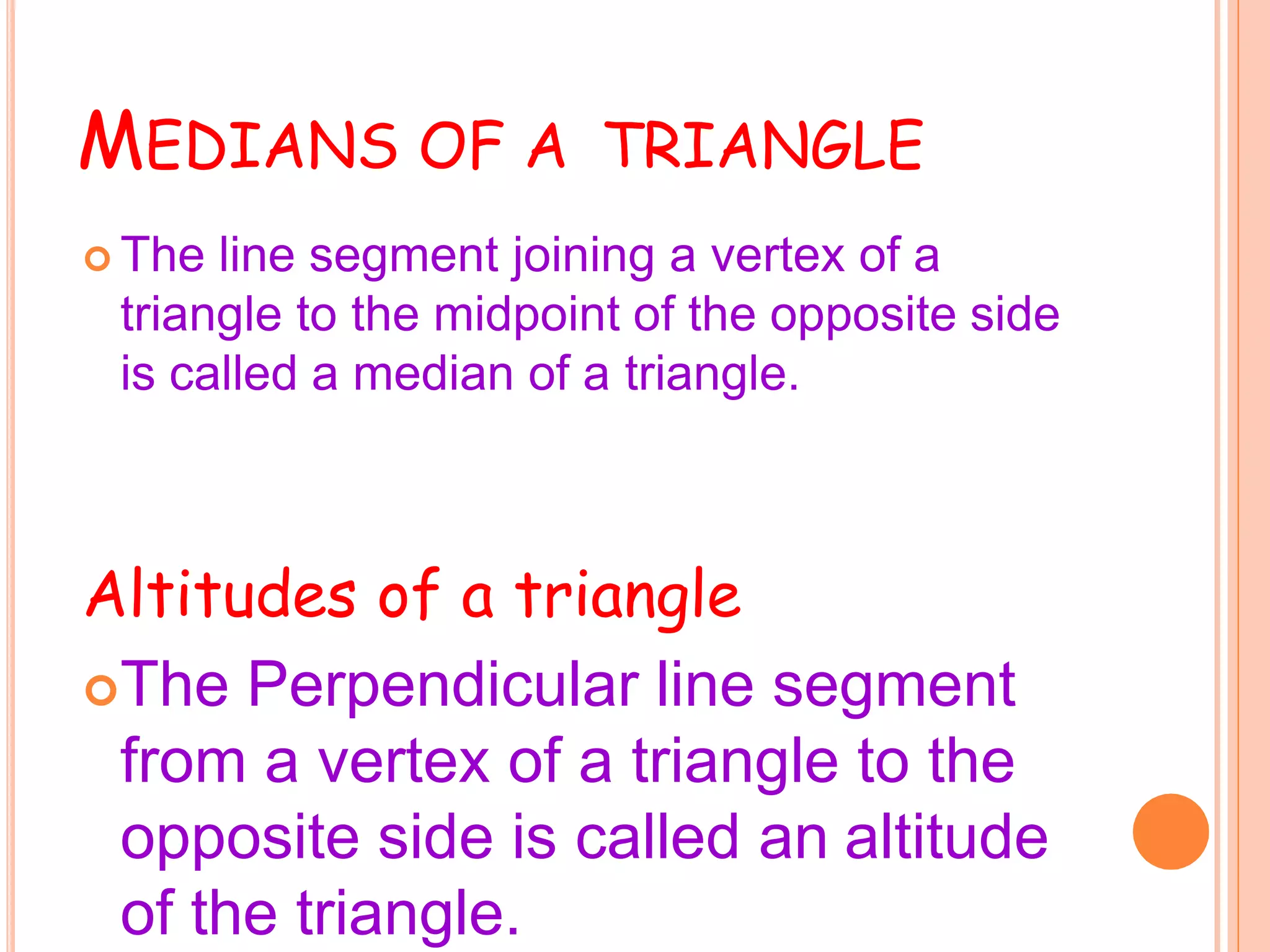 properties of triangles | PDF