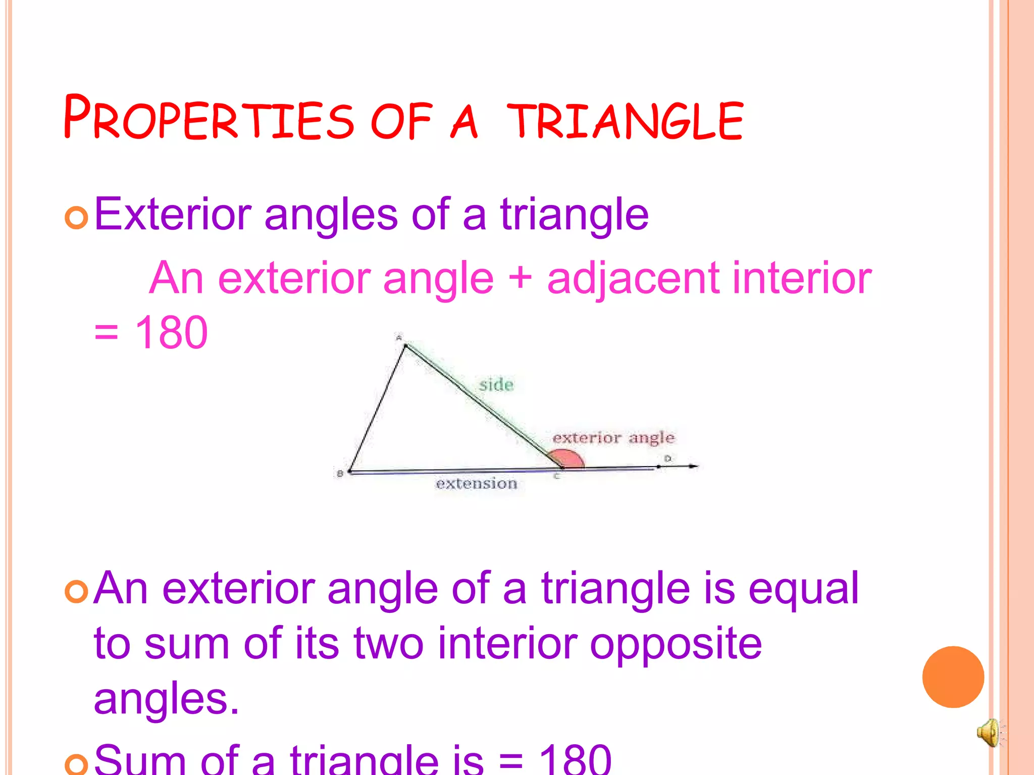 properties of triangles | PDF