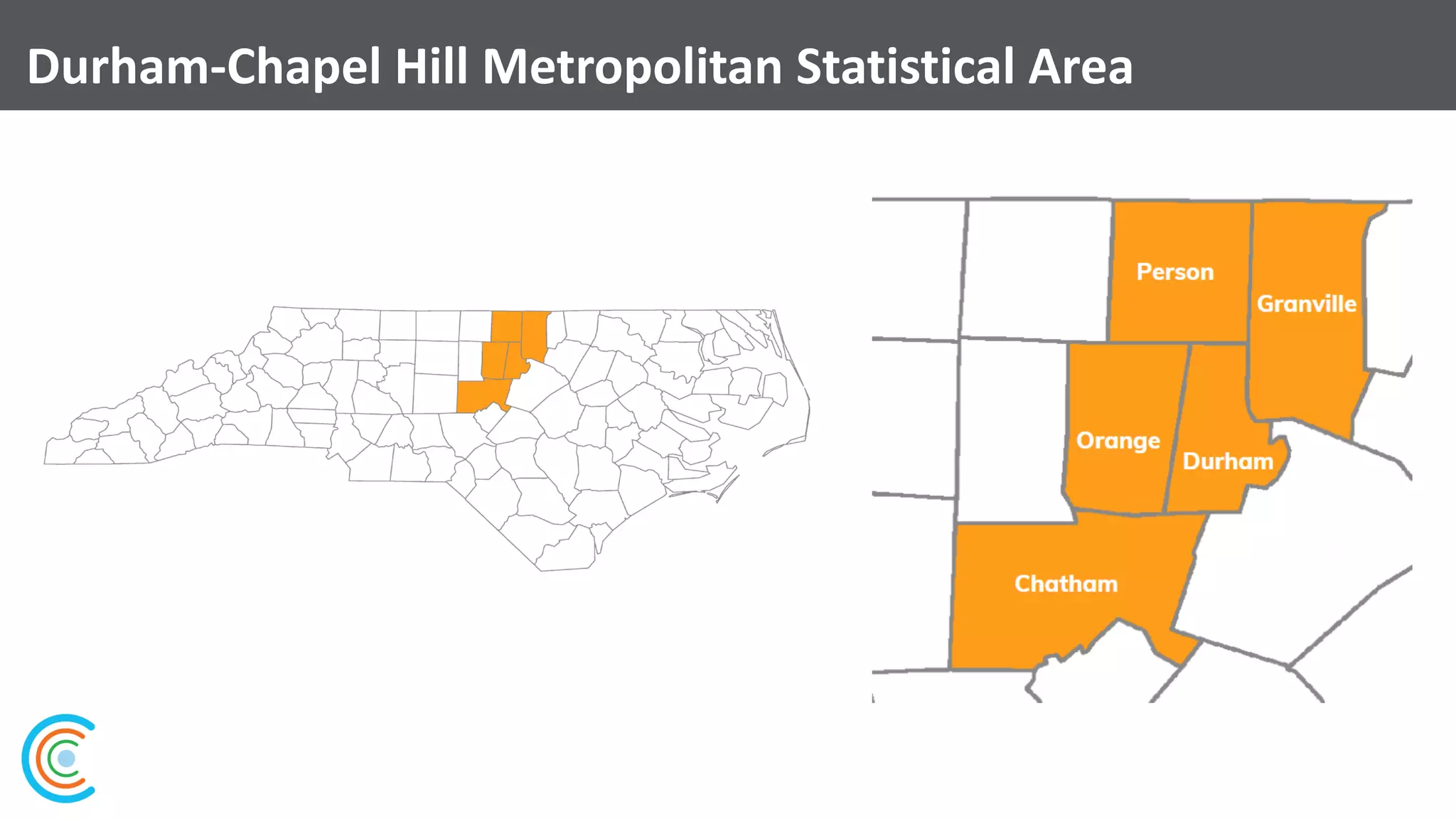 Maps of the Research Triangle Region | PPT