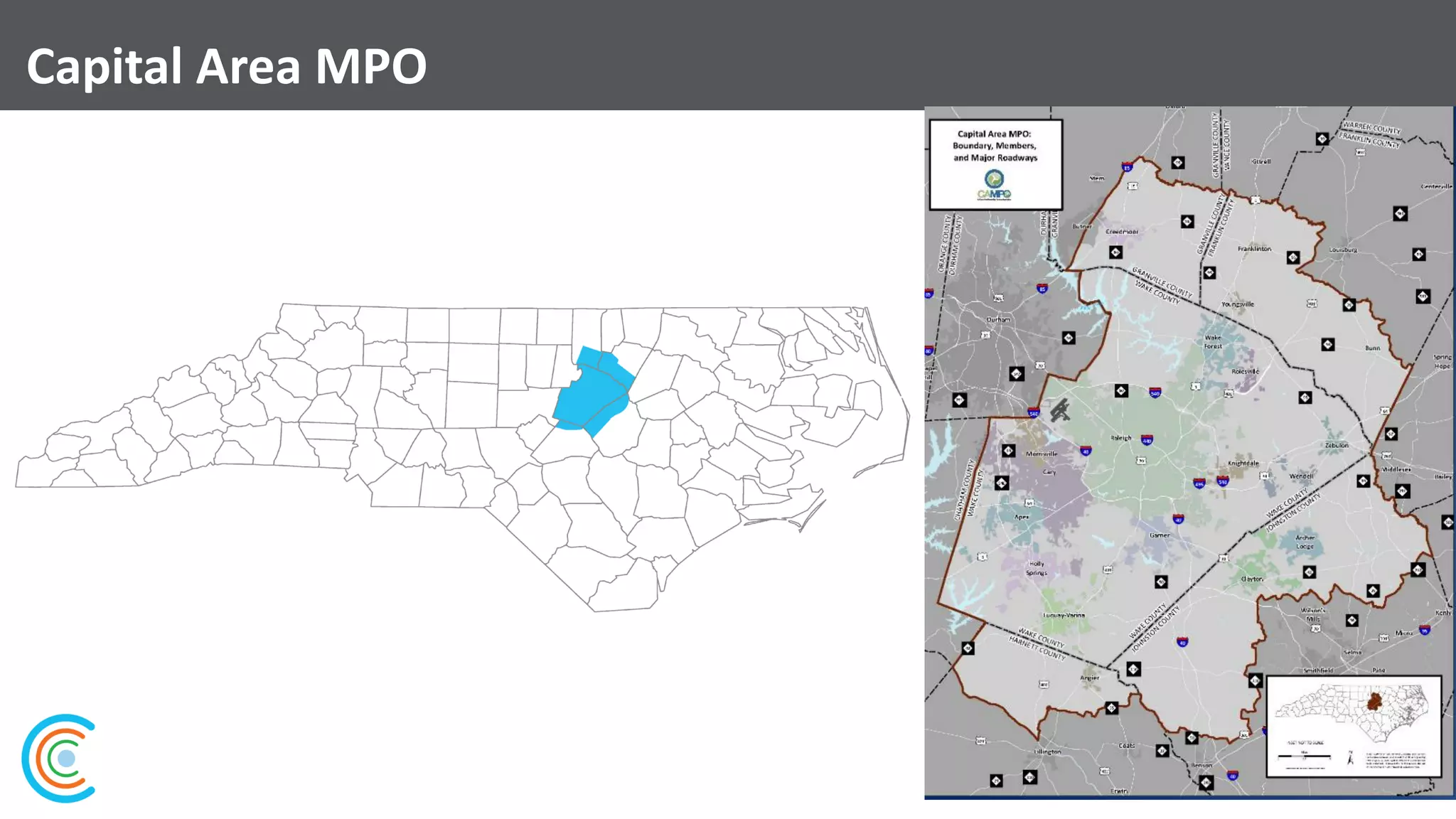 Maps of the Research Triangle Region | PPT
