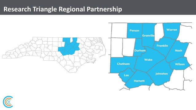Maps of the Research Triangle Region | PPT