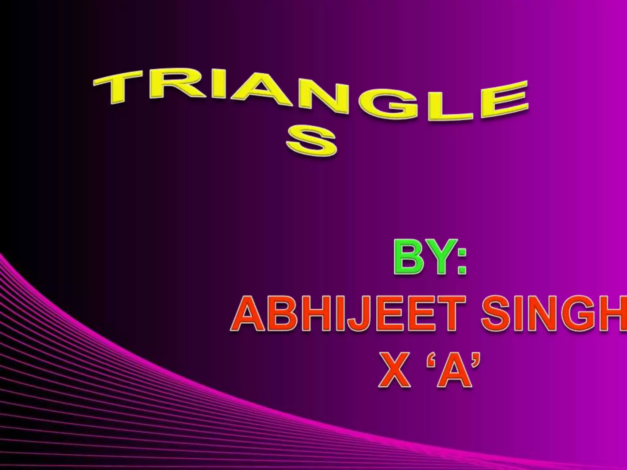 Triangles X CLASS CBSE NCERT | PPTX