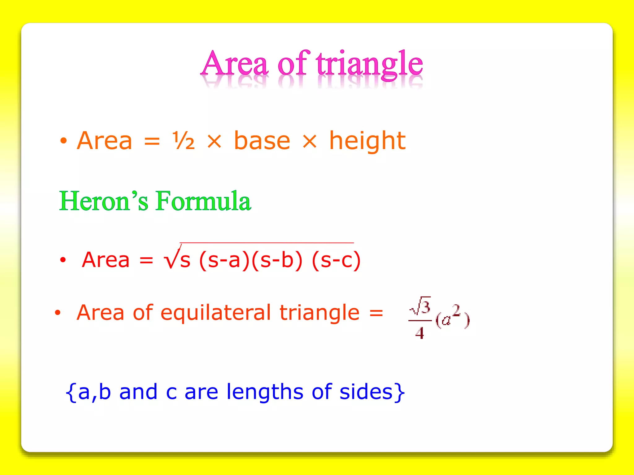Triangles and its all types | PPTX