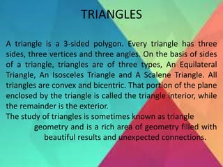 Triangles documentary | PPT