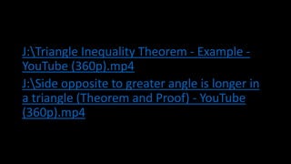 Triangles | PPTX | Physics | Science