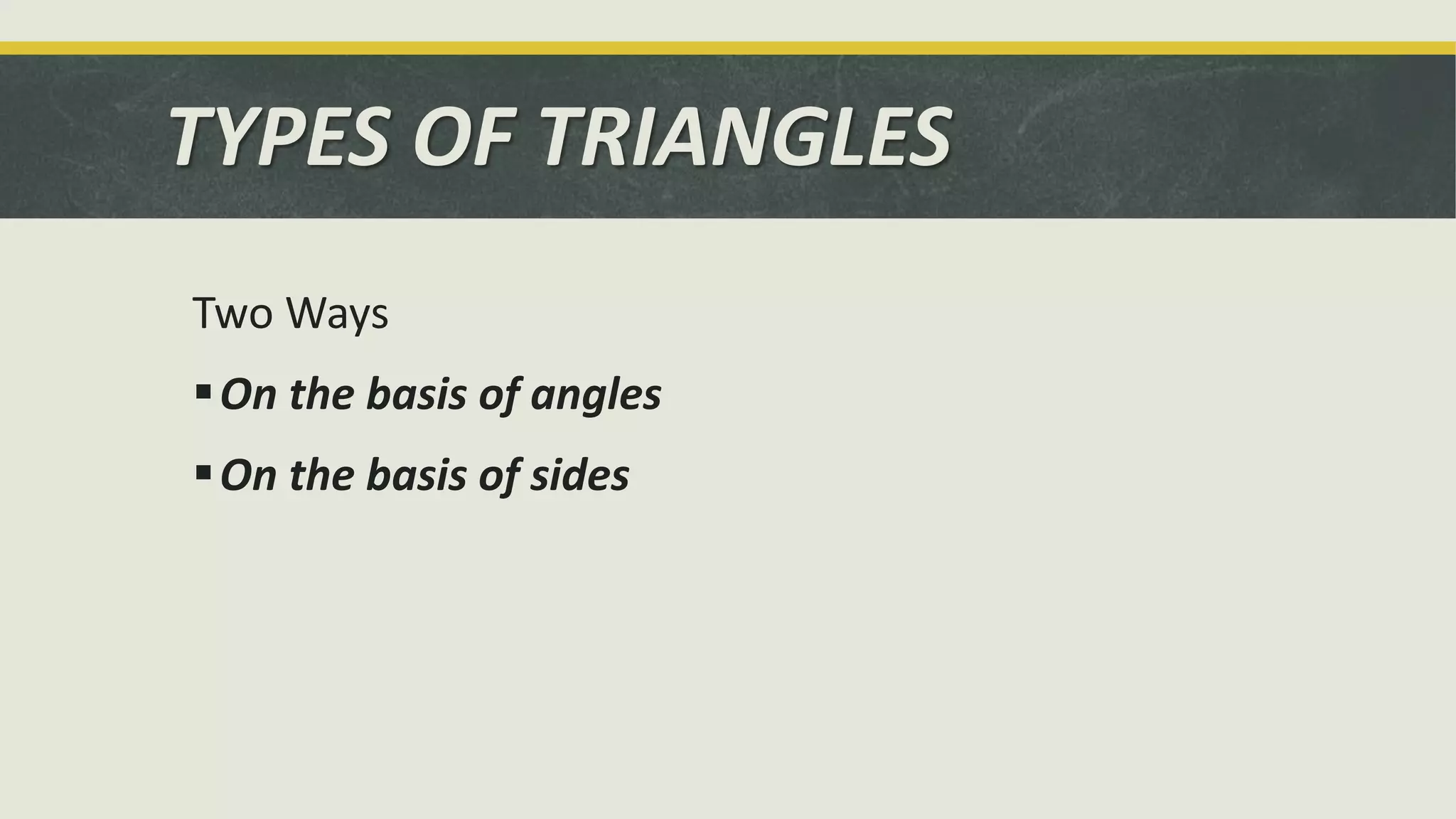 Triangles | PPT