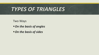 Triangles | PPT
