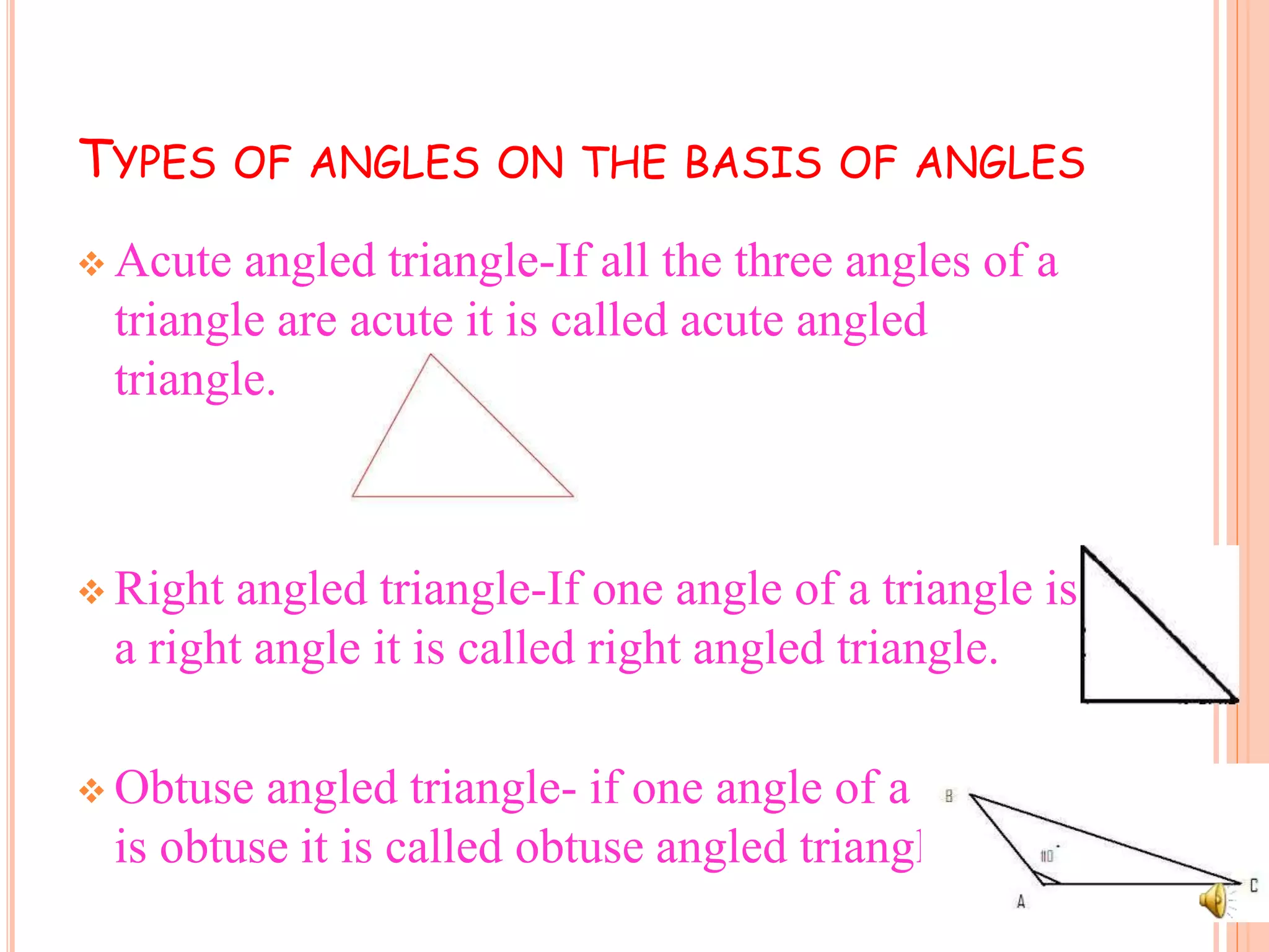 Triangles and its properties | PPTX