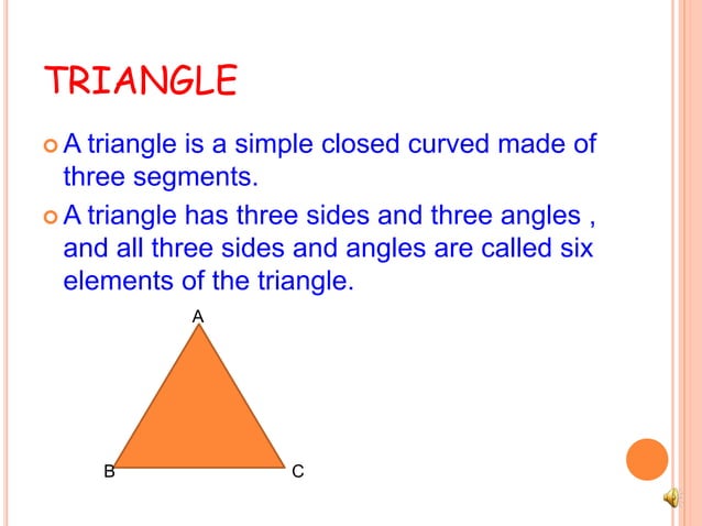 Triangles and its properties | PPTX