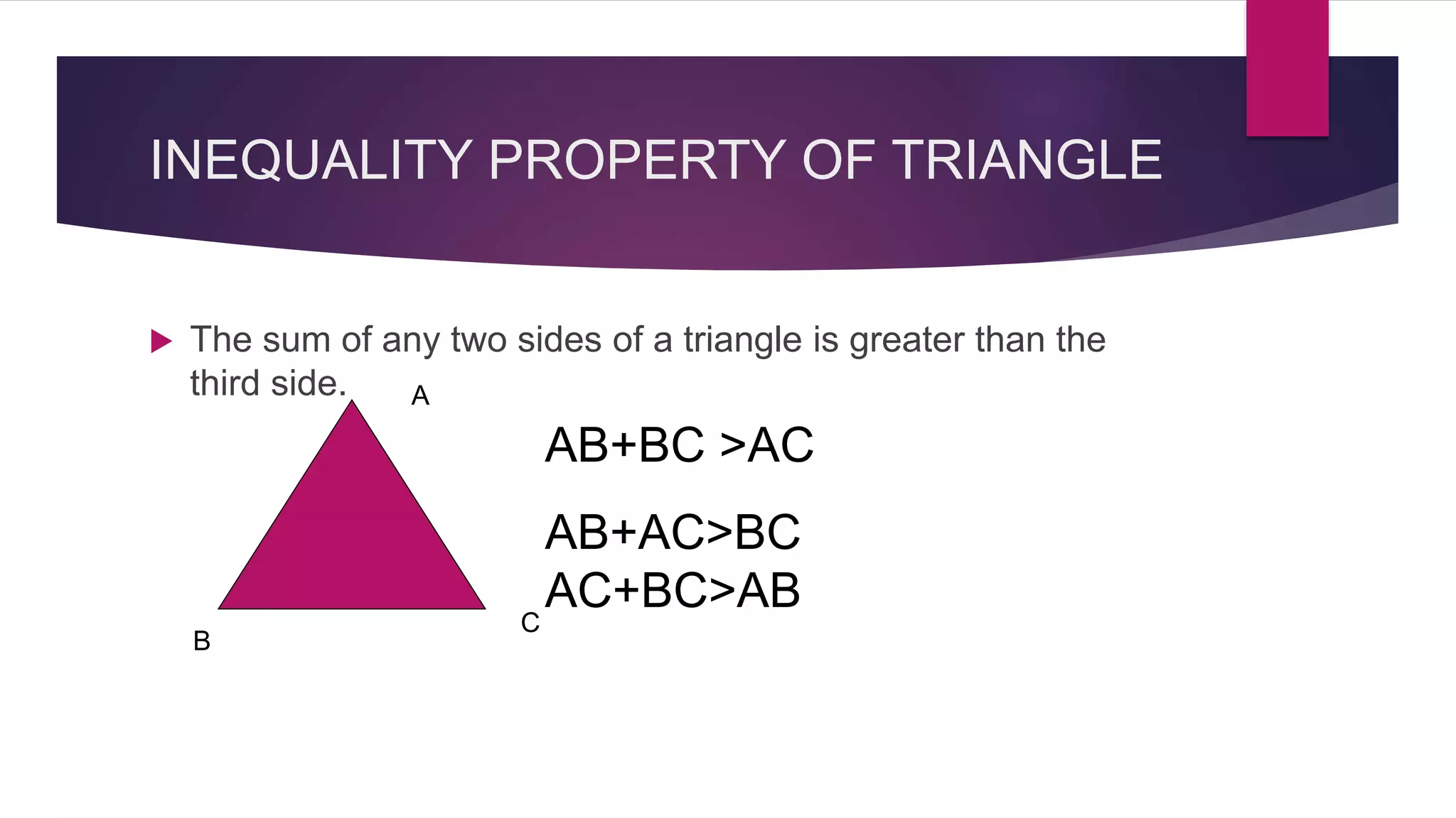 Triangles and it's properties | PPTX