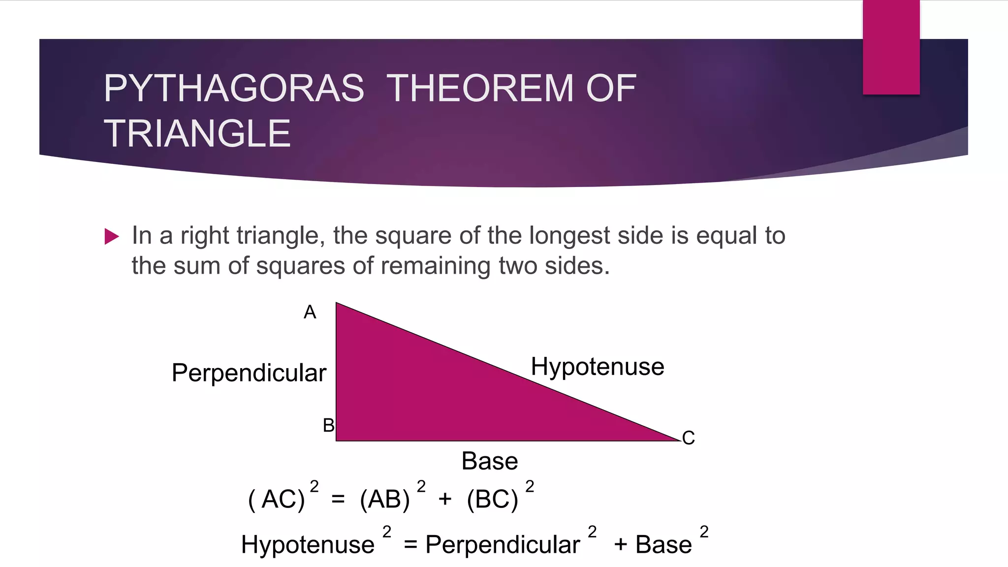 Triangles and it's properties | PPTX