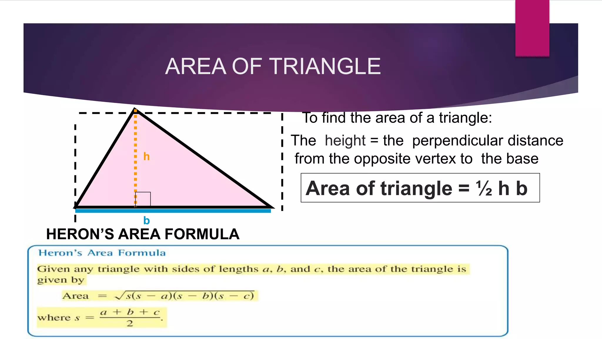 Triangles and it's properties | PPTX