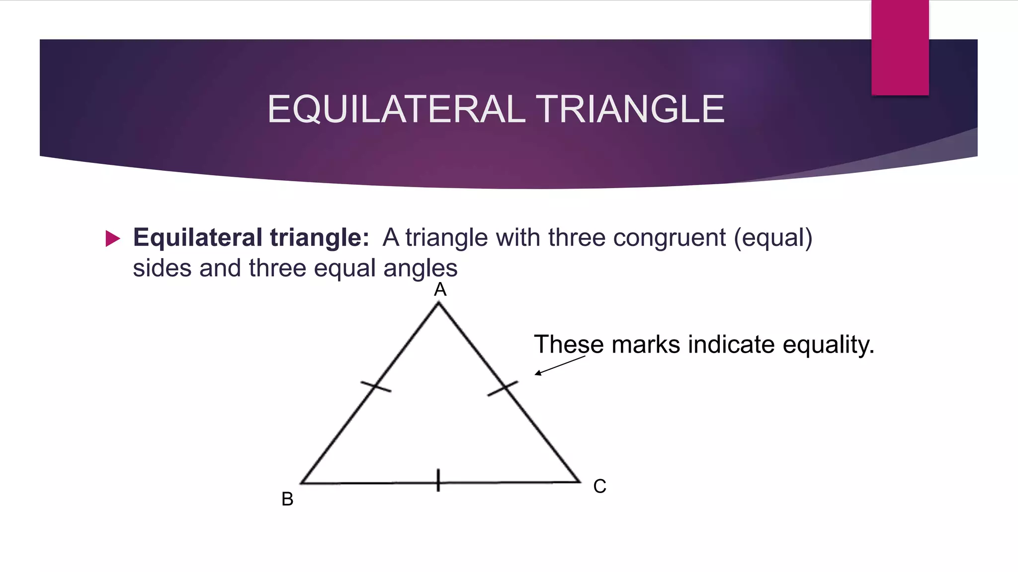 Triangles and it's properties | PPTX