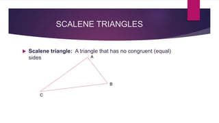 Triangles and it's properties | PPTX