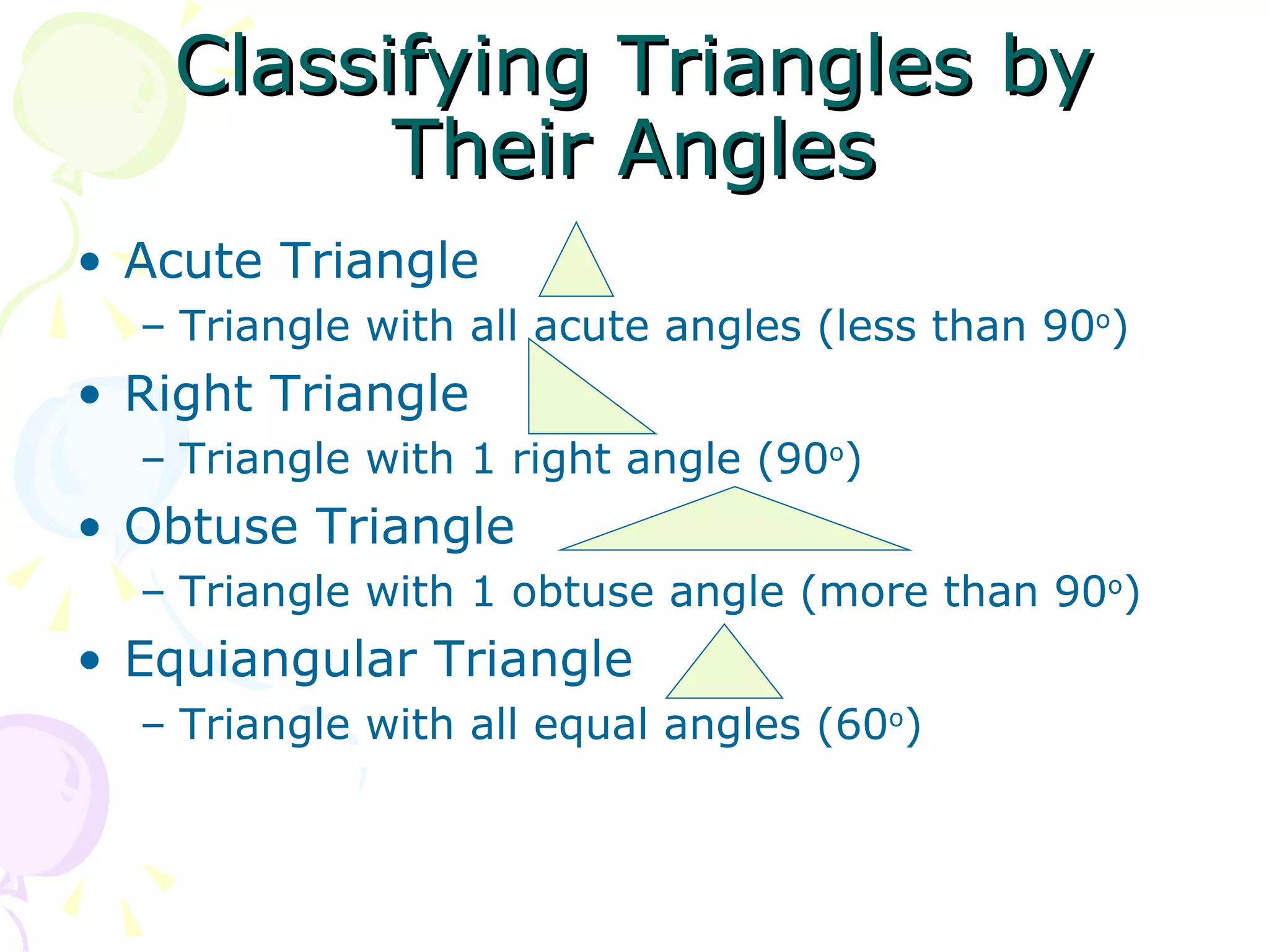 Triangles And Quadrilaterals | PPT | Education
