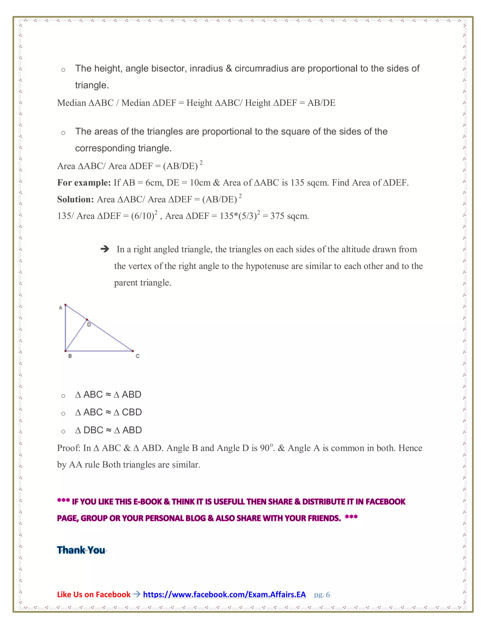 Triangles and their properties | PDF