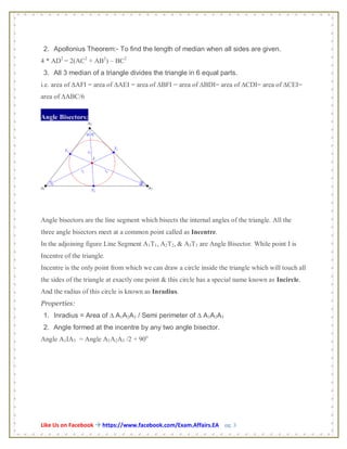 Triangles and their properties | PDF