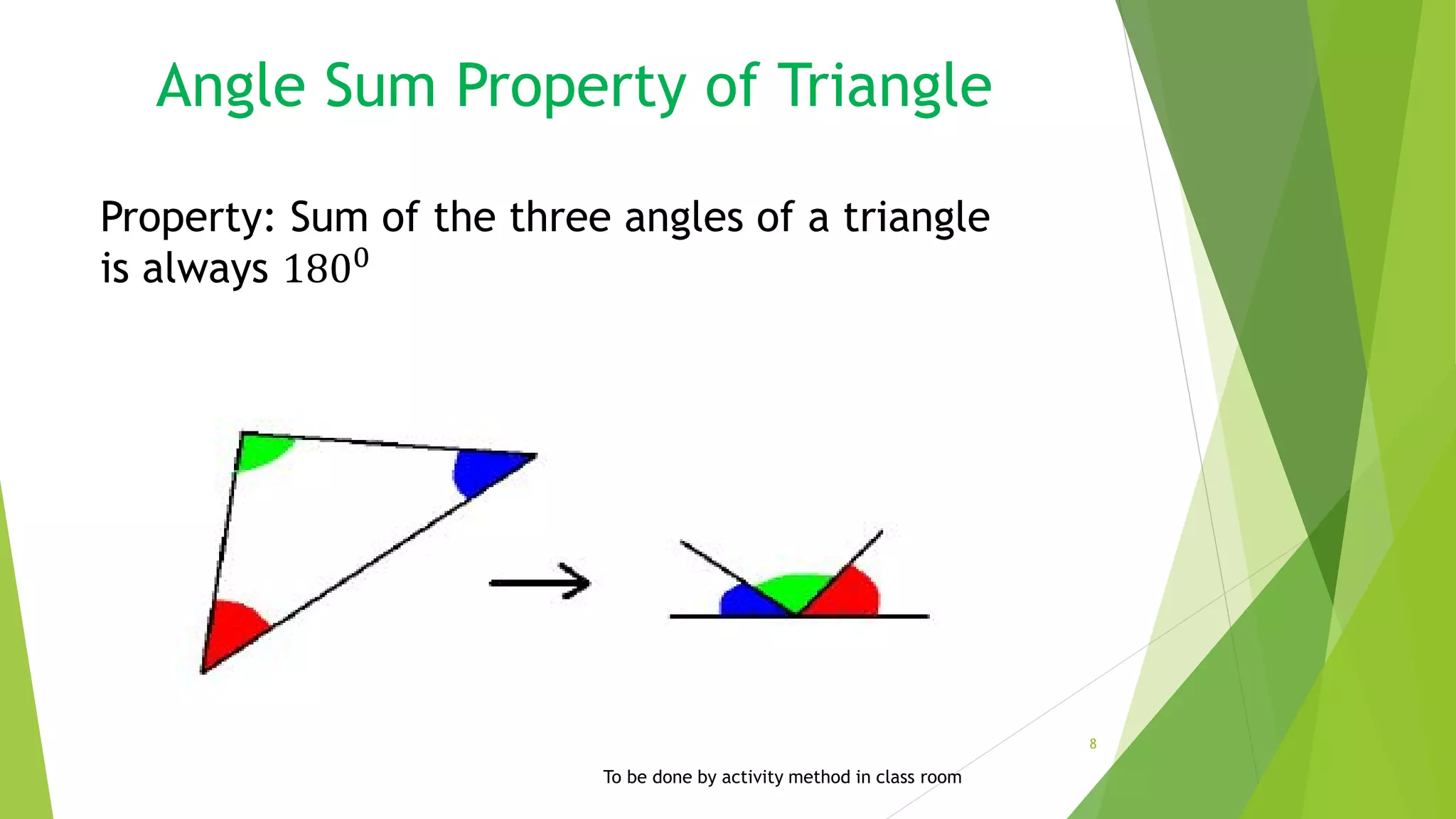 Triangles class 5 | PDF