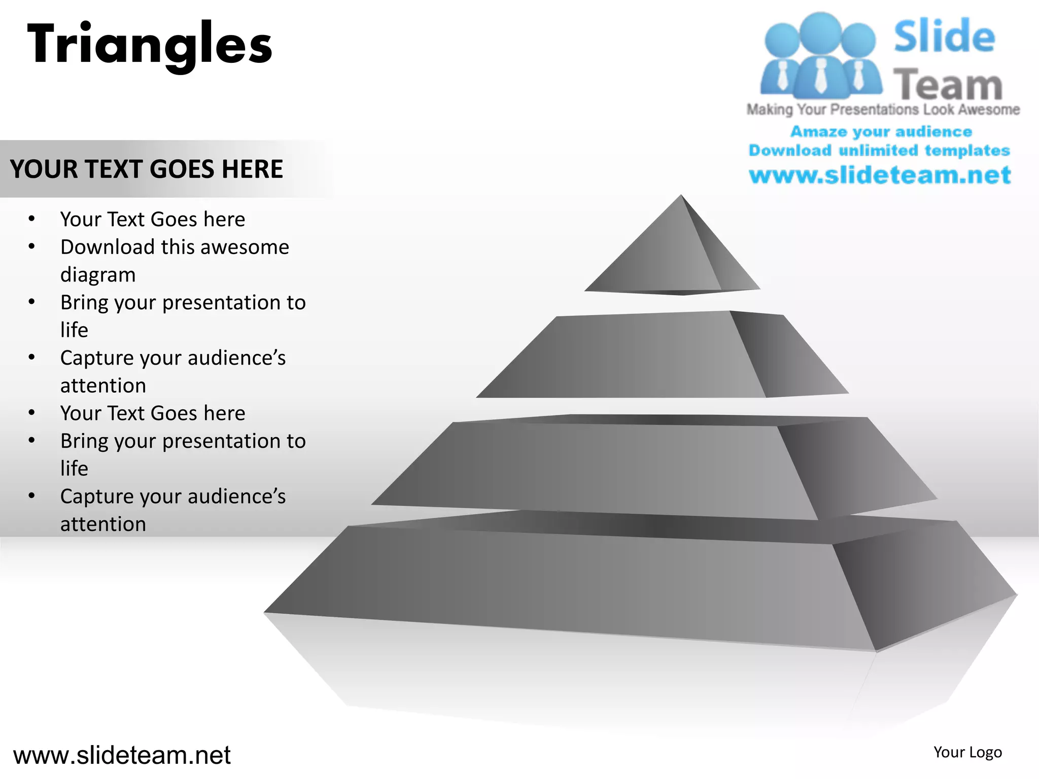 Triangles diffrent kinds top view side view powerpoint presentation ...