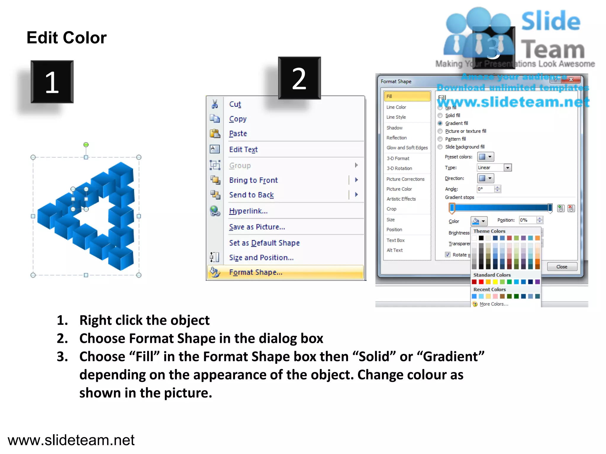 Triangles diffrent kinds top view side view powerpoint presentation ...