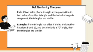 Triangle Similarity Theorem for grade five | PPTX