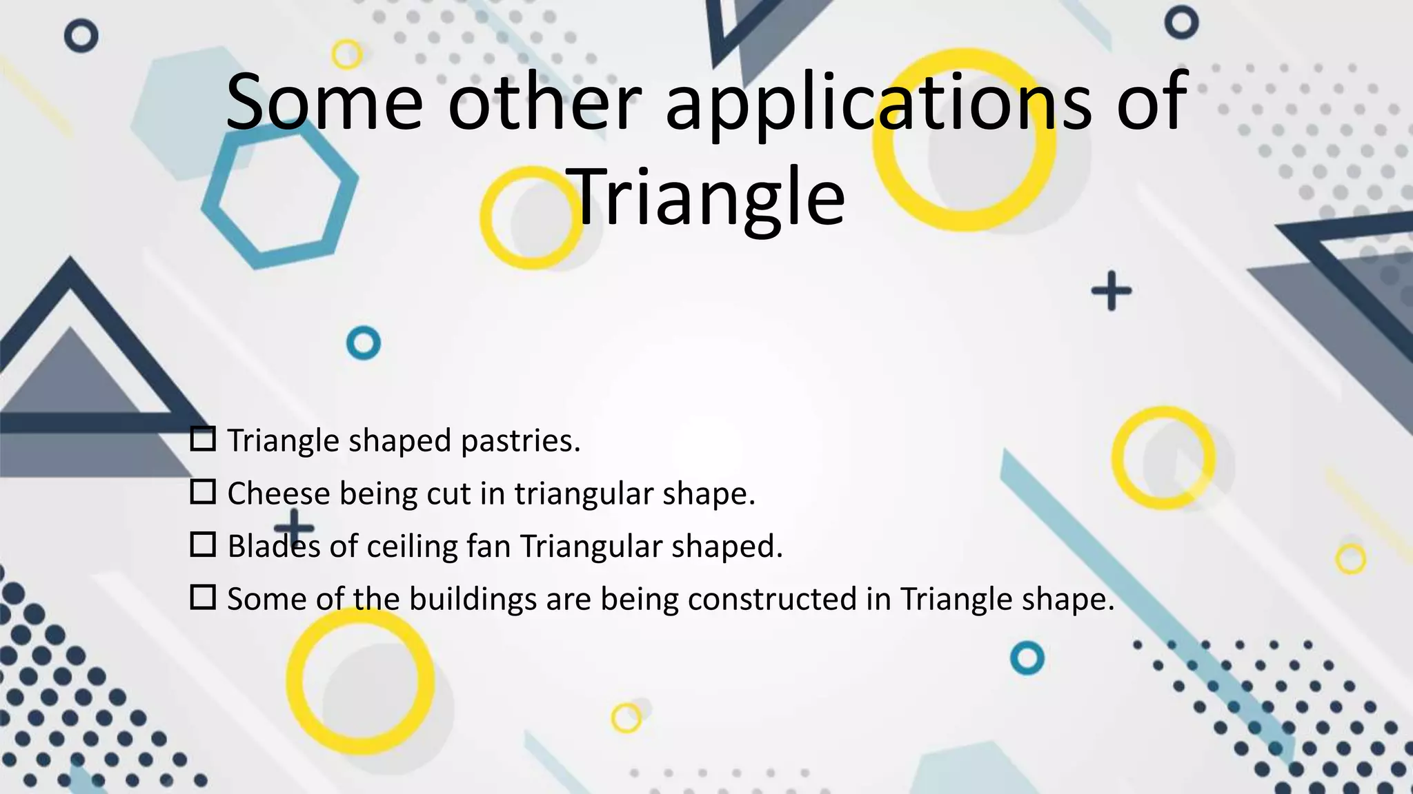 Triangles in daily life | PPTX
