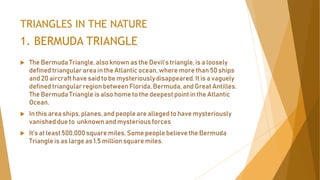 TRIANGLES IN THE NATURE.pptx