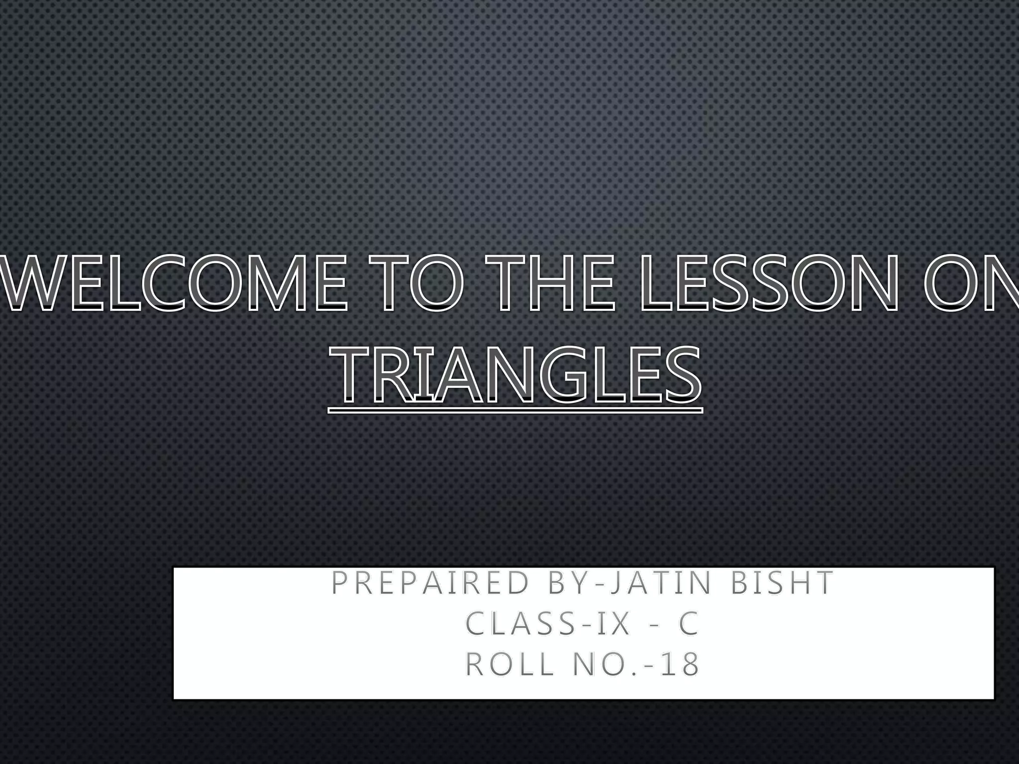 Triangles | PPT