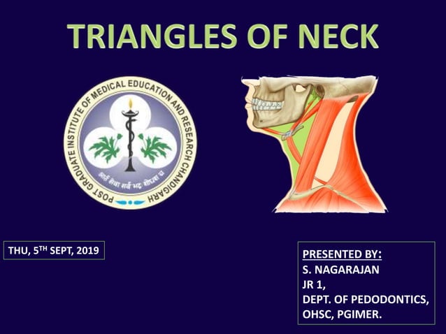 TRIANGLES OF NECK - ALONG WITH DENTAL IMPLICATIONS | PPTX | Death ...