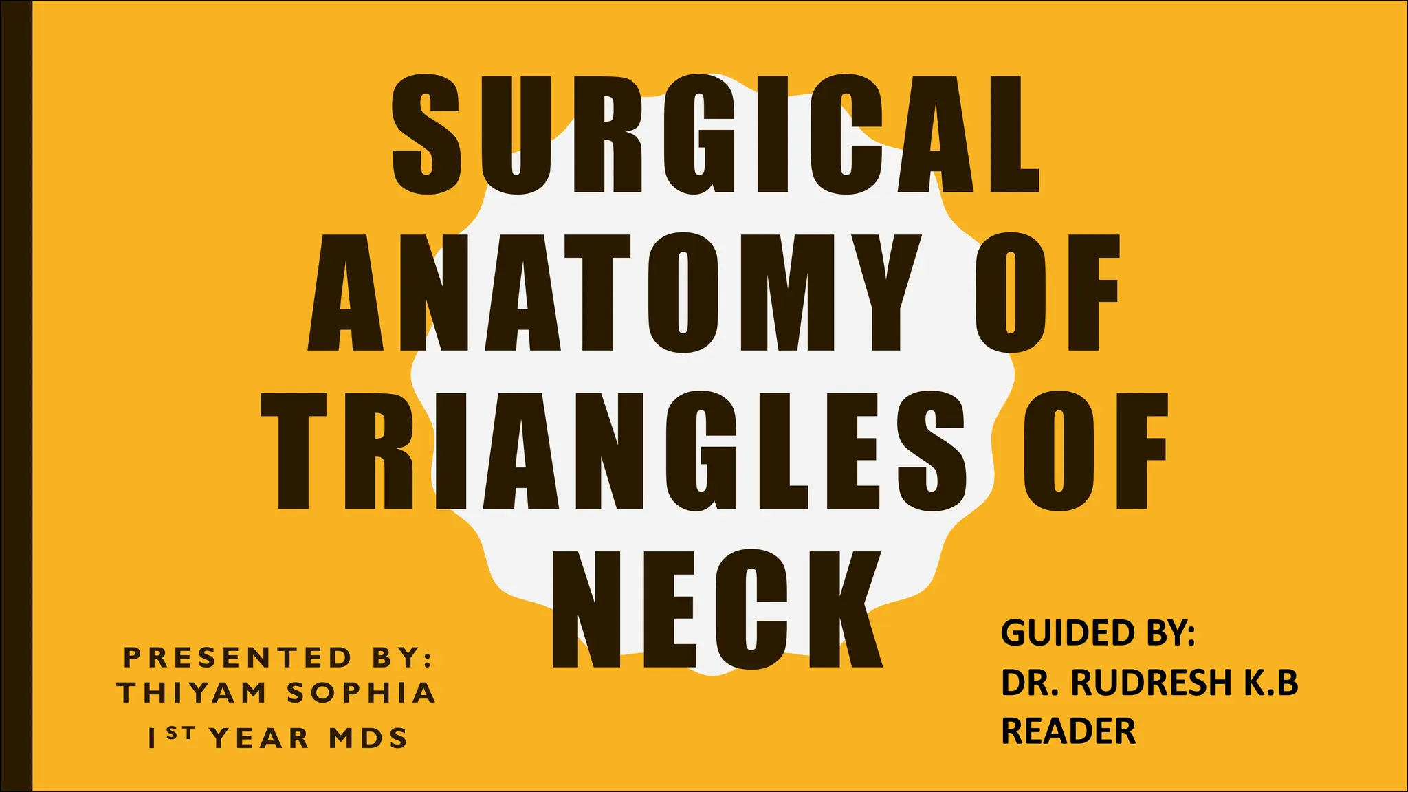 Surgical anatomy of Triangles of neck omfs | PDF