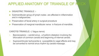 TRIANGLES OF NECK & APPLIED ANATOMY.pptx