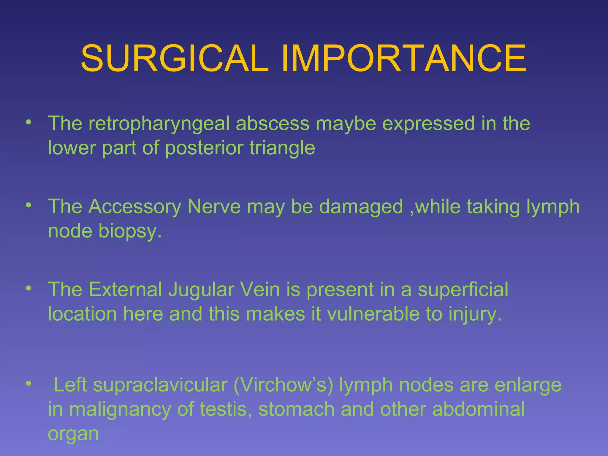 surgical anatomy of Triangles of neck | PPT