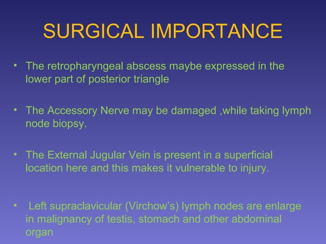 surgical anatomy of Triangles of neck | PPT
