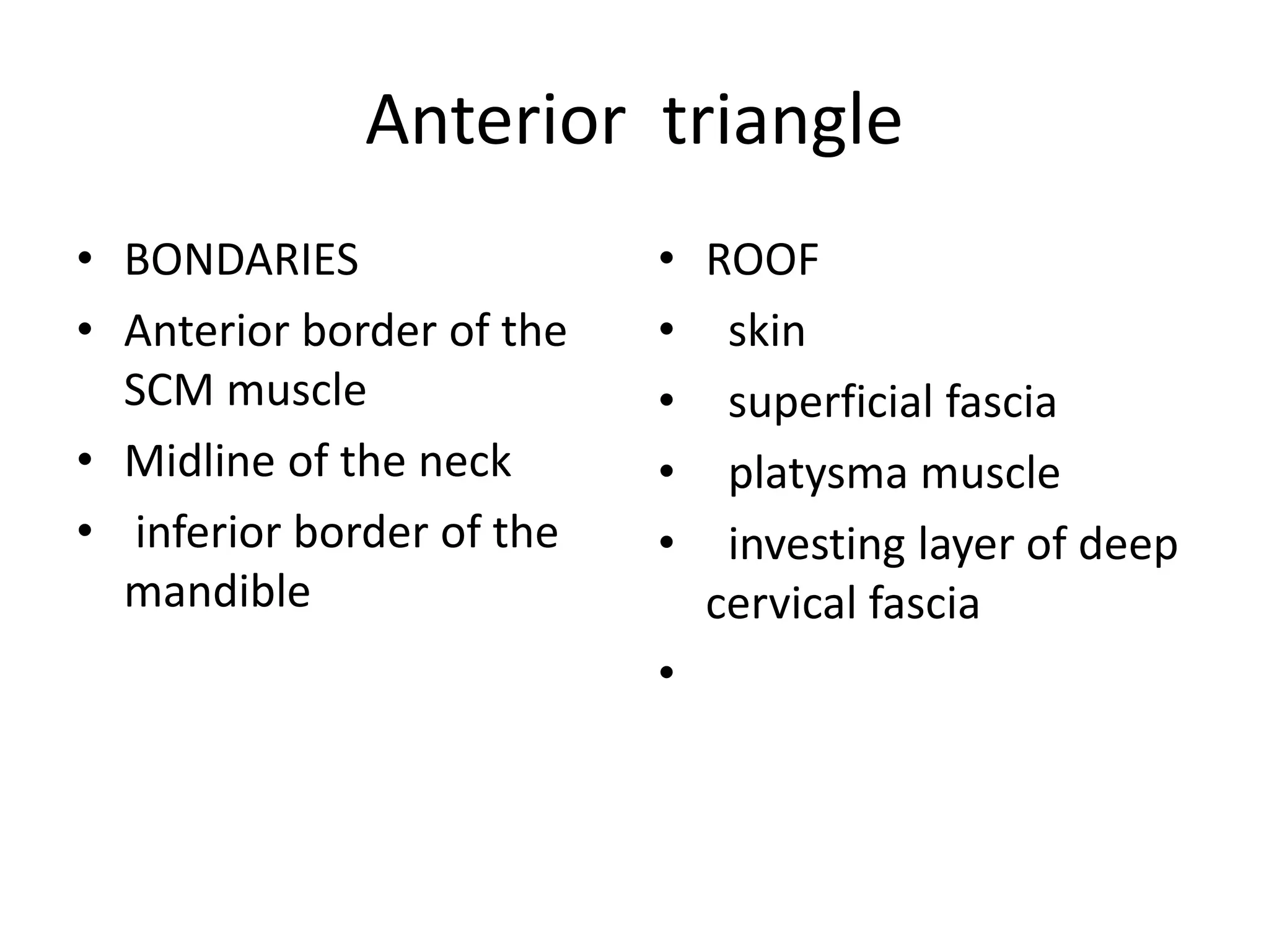 Triangles of neck_prvee[1] | PPTX | Death, Injury, or Military Conflict ...