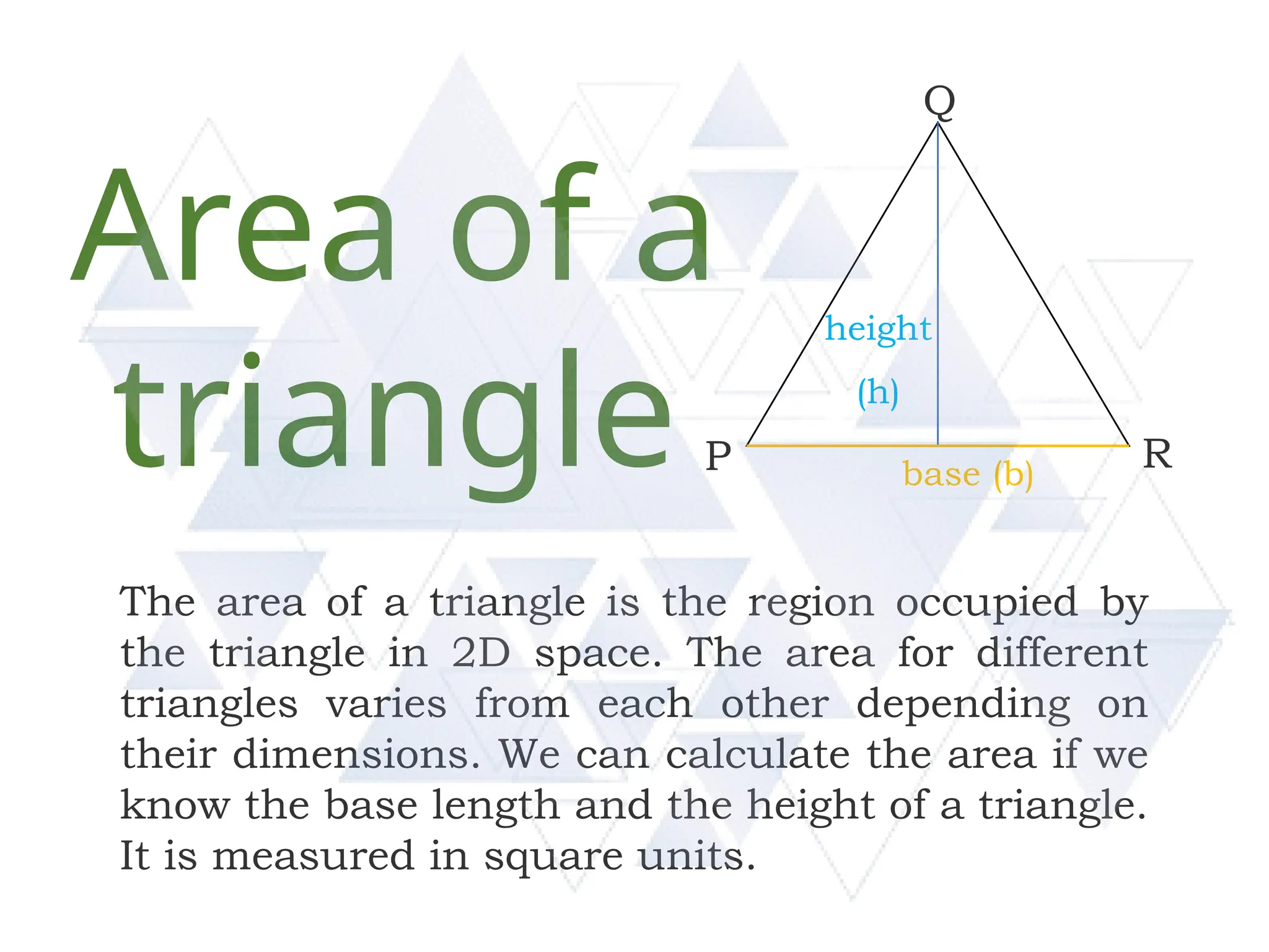 Triangles, Perimeter and Area, Problem Solving.pptx