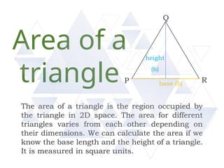 Triangles, Perimeter and Area, Problem Solving.pptx