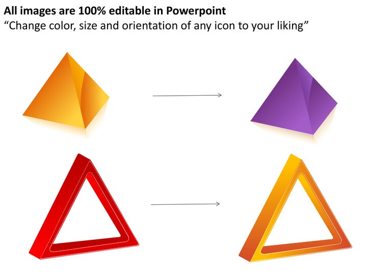 Triangles powerpoint presentation templates