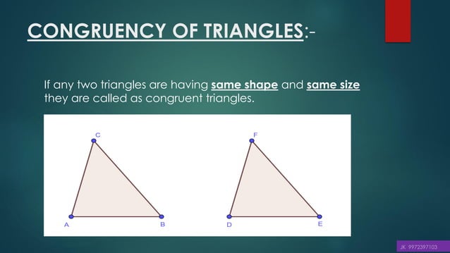 Triangles ppt by jk | PDF
