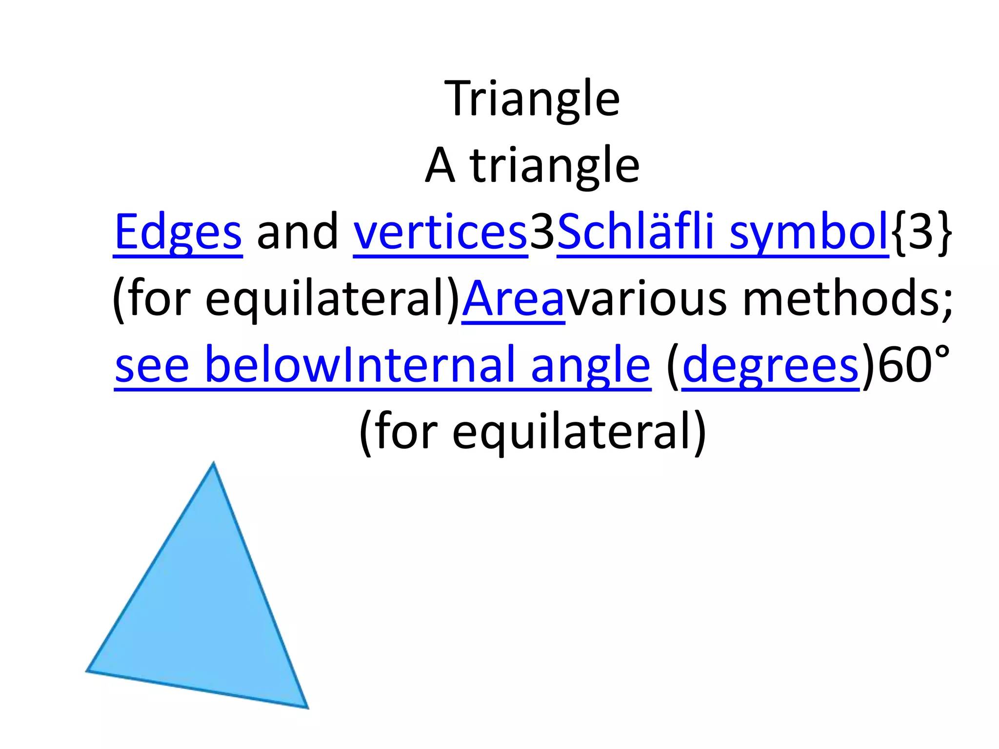 joshua benny hinn ppt 1 triangles for class x | PPT