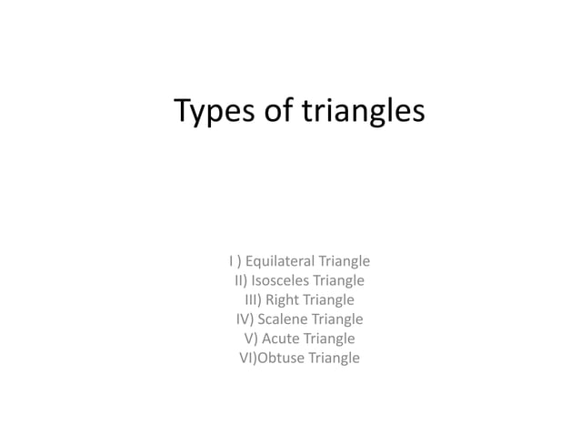 joshua benny hinn ppt 1 triangles for class x | PPT | Free Download