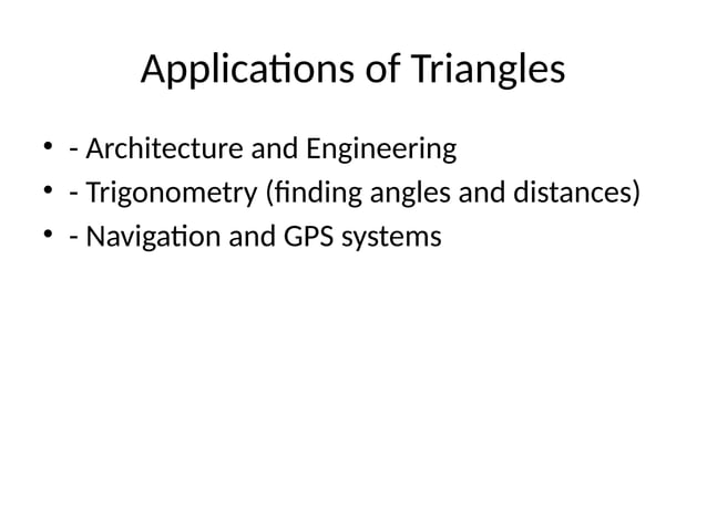 Triangles_Presentation.pptx to know what is triangle | PPTX