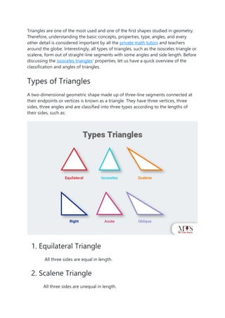 Isosceles Triangle Side Lengths