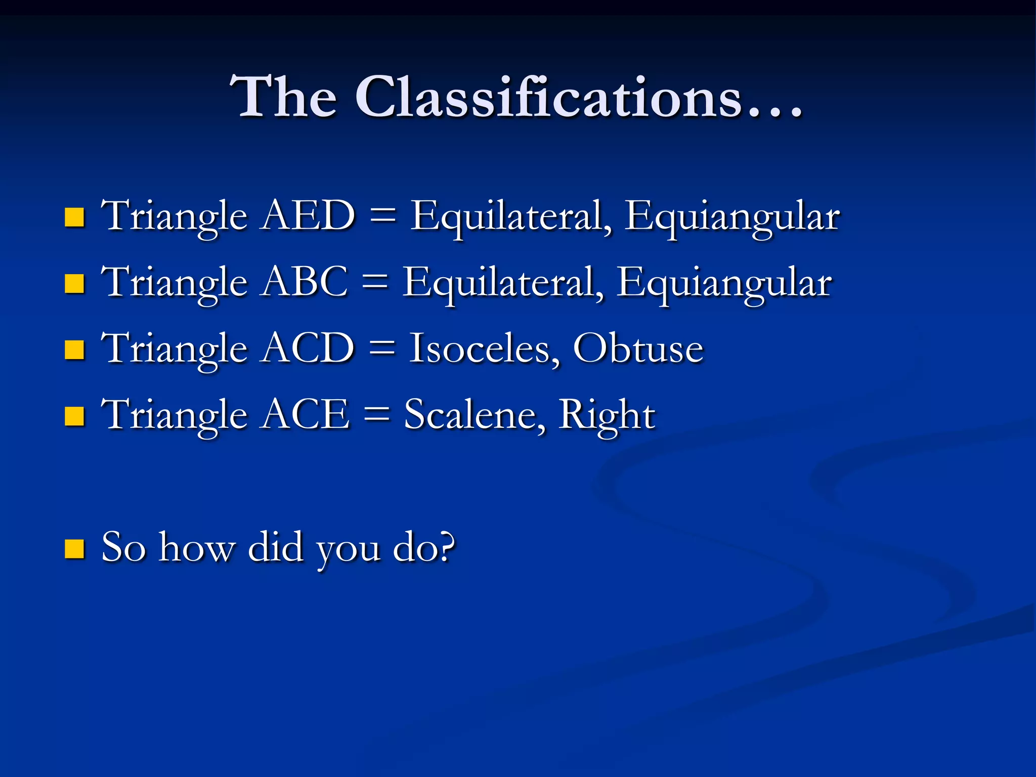 Triangle types | PPT