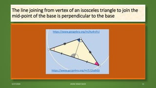 #Triangle : Experimental verification of properties of triangle | PPSX