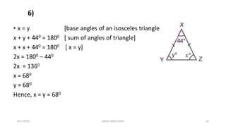 #Triangle : Experimental verification of properties of triangle | PPSX