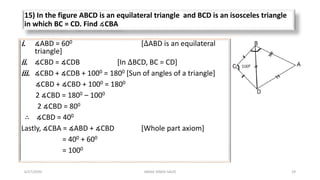 #Triangle : Experimental verification of properties of triangle | PPSX