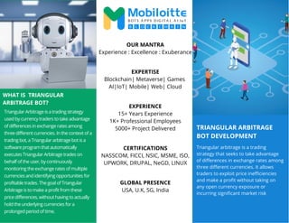 Triangular Arbitrage Bot Development Services | PPT