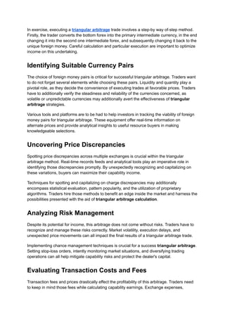 Triangular Arbitrage Uncovered Best 15 Secret Techniques in Trading.pdf