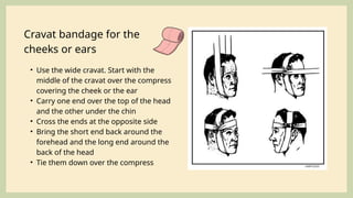 Proper Application of Triangular Bandage during Disaster | PPTX